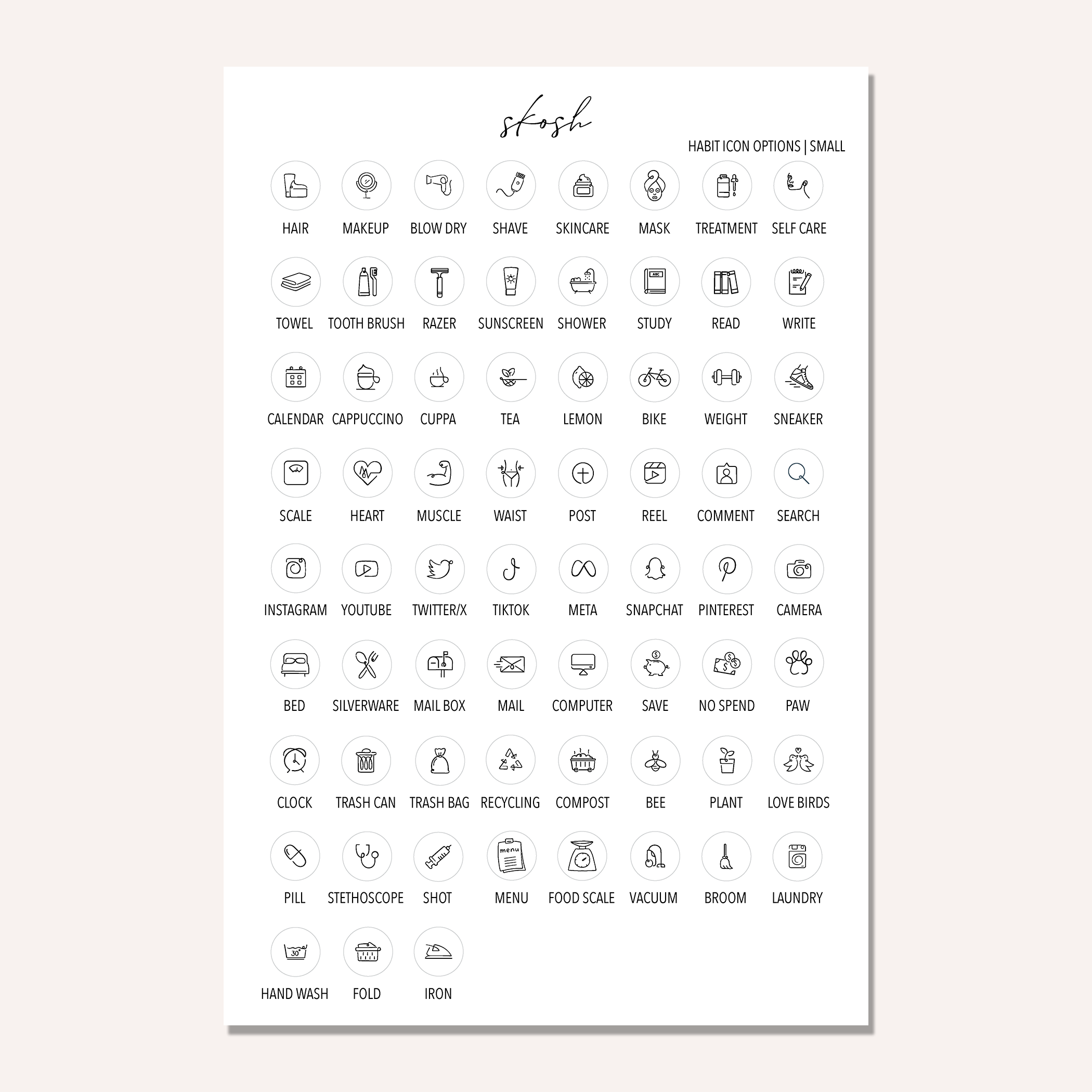 Icons – Skosh Paper Co